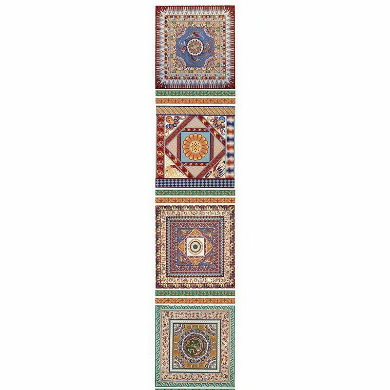 Декоративное навесное потолочное покрытие в этническом стиле, фоновая ткань для внутреннего потолка, этническое оформление ресторана Ximia