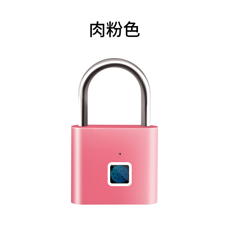 Умный замок с функцией распознавания отпечатков пальцев, водонепроницаемый перезаряжаемый электрический умный замок для дома, таможенный замок с легким открытием.