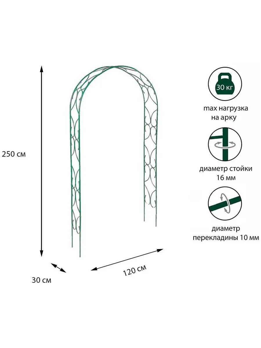 Арка садовая