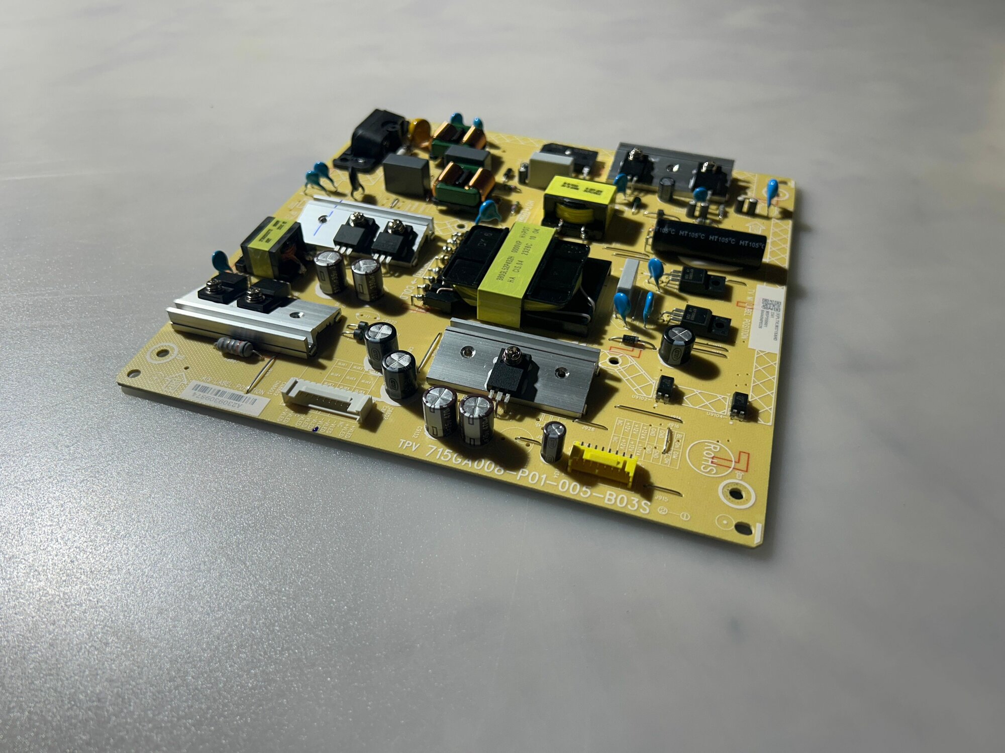 Блок питания (715GA008-P01-005-B03S), для ТВ Philips 55PUS8057/60