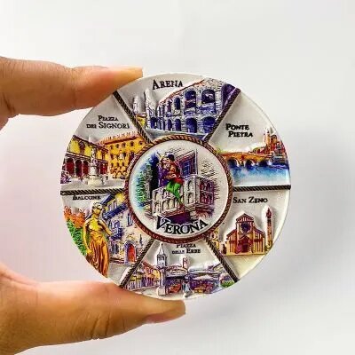 3D магнит на холодильник из смолы с изображением Вероны, Италия