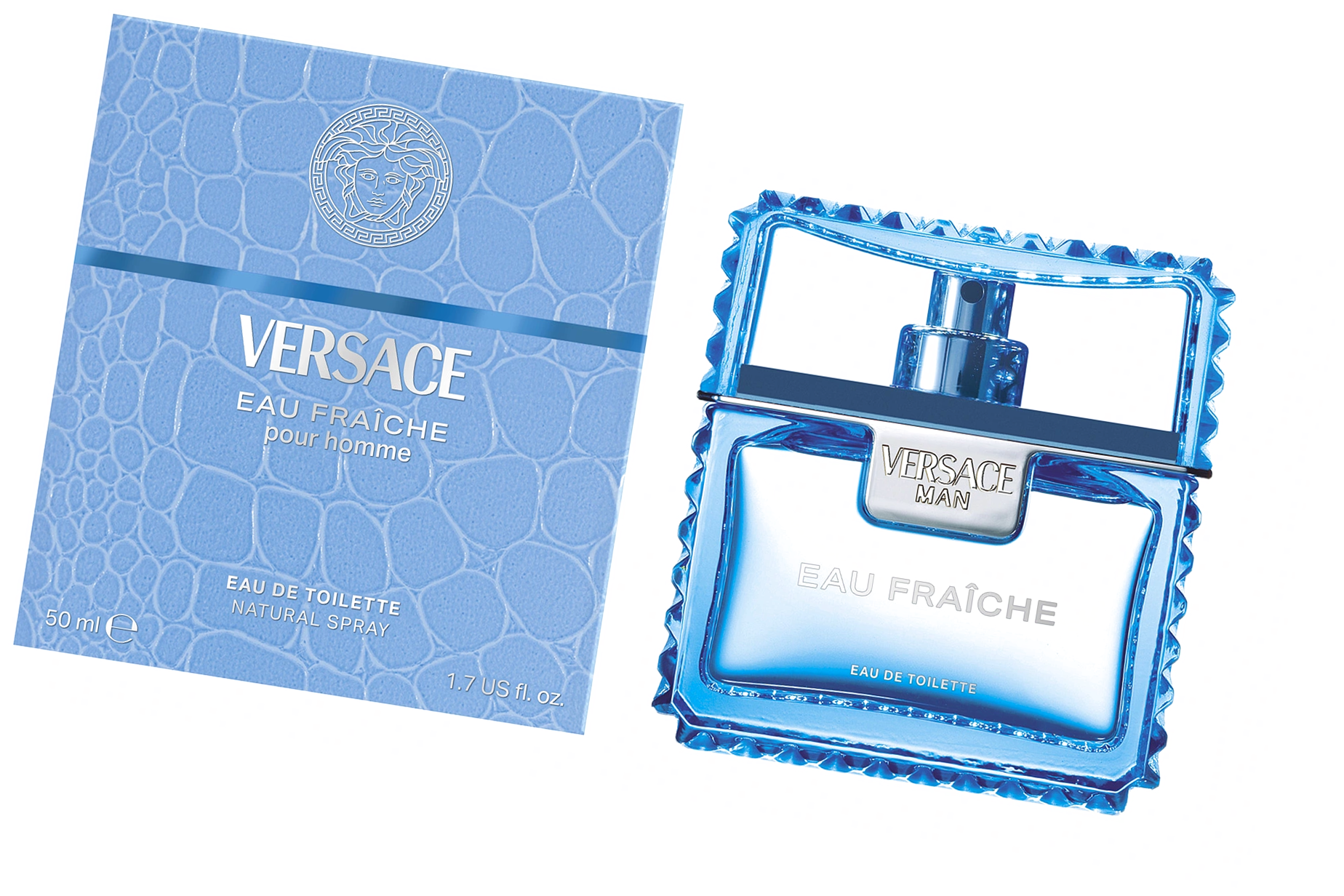 Мужская туалетная вода Версаче Мен О Фреш голубые 50 мл - Versace Man Eau Fraiche