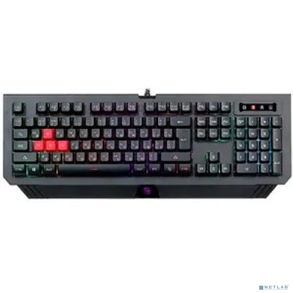 Клавиатура A4Tech Bloody B120N черный USB Multimedia for gamer LED (B120N)