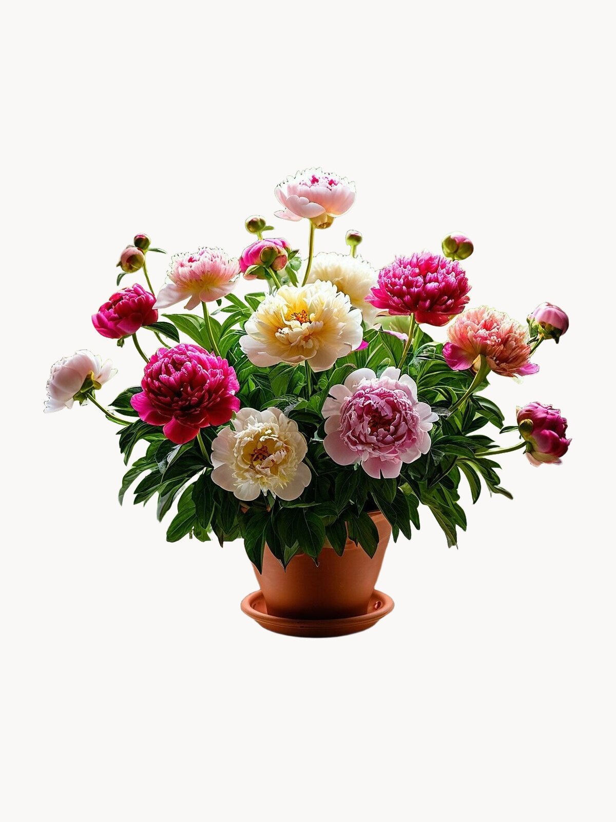 Пион махровый, комнатный, микс сортов, семена