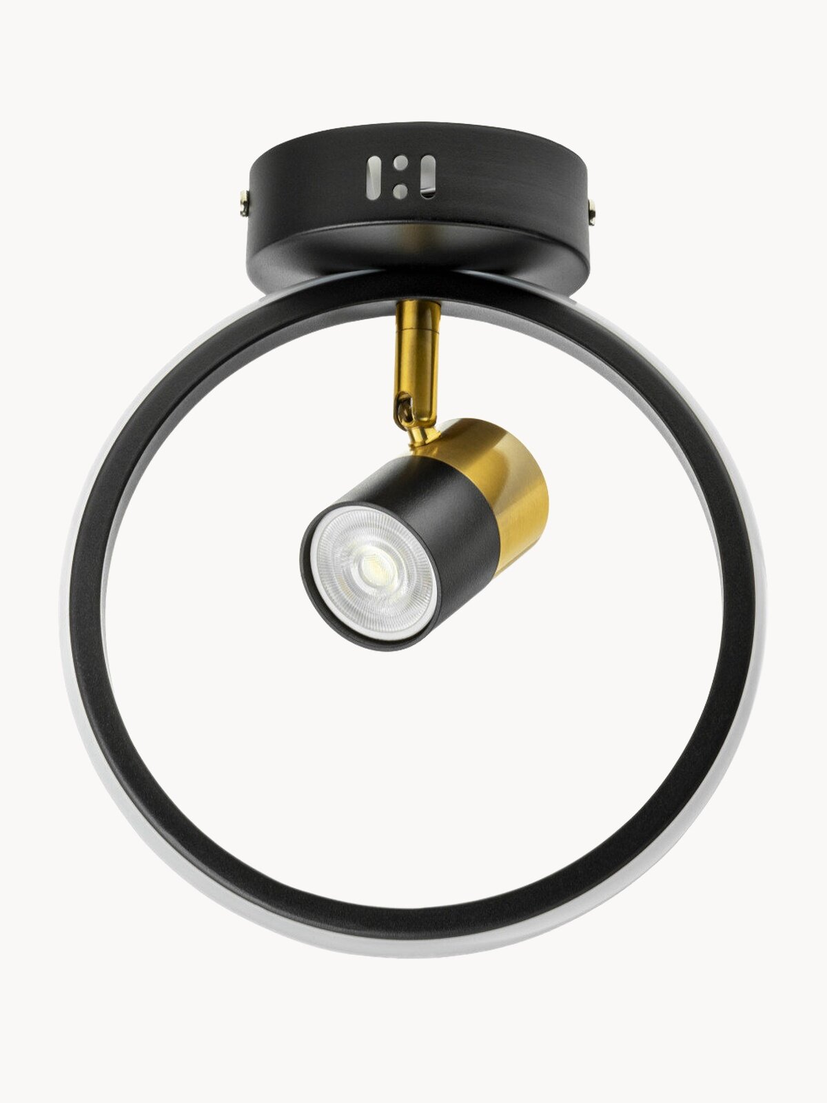 Спот Ritter Lanterna, 14Вт, дневной белый свет, черный/белый