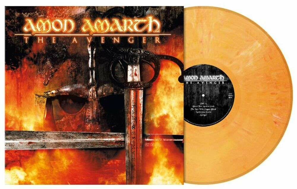 Виниловая пластинка Amon Amarth - The Avenger (Ultimate Edition) (Pastel Orange Marbled Vinyl) (1 LP)