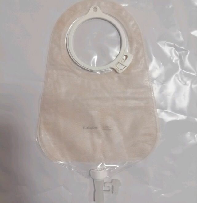 Alterna Уроприёмник двухкомпонентный 60мм дренируемый прозрачный Coloplast