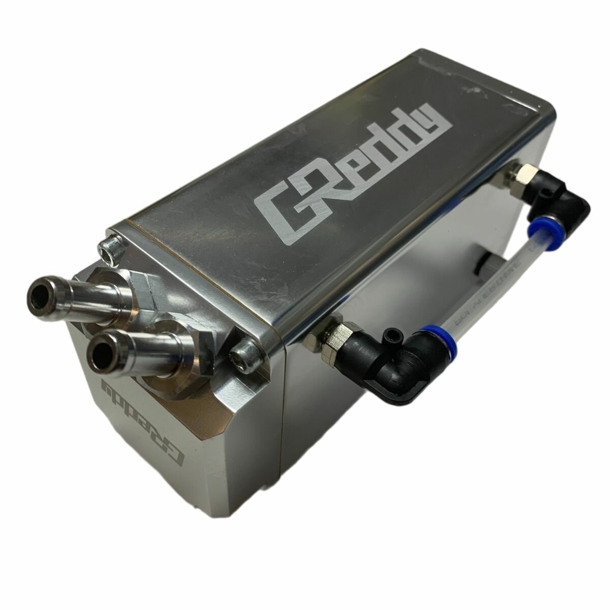 Маслоуловитель - Маслосборник для авто универсальный GREEDI Spec серебряный