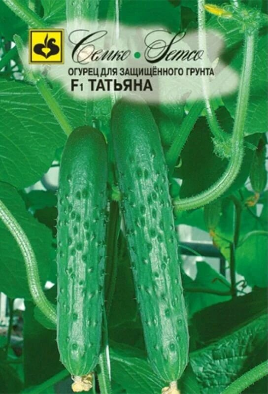 Семена Огурец Татьяна F1 (5 семян в пакете) 1 пакет