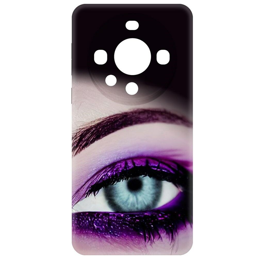 Чехол-накладка Krutoff Soft Case Взгляд для Huawei Mate 60 Pro черный