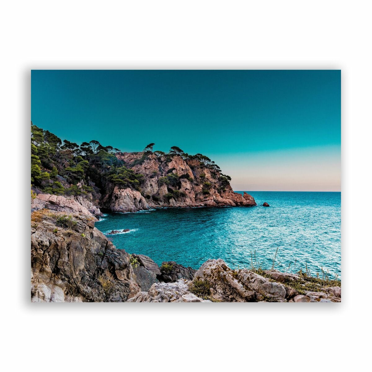 Постер, плакат на бумаге / Природа Испании - Море / Размер 30 x 40 см