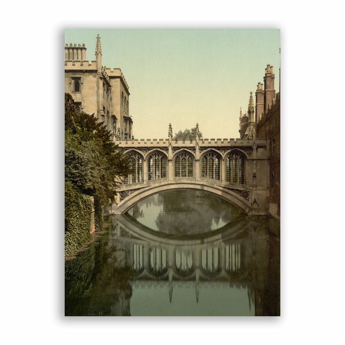 Постер, плакат на бумаге / Bridge of Sighs, Cambridge, England / Размер 30 x 40 см