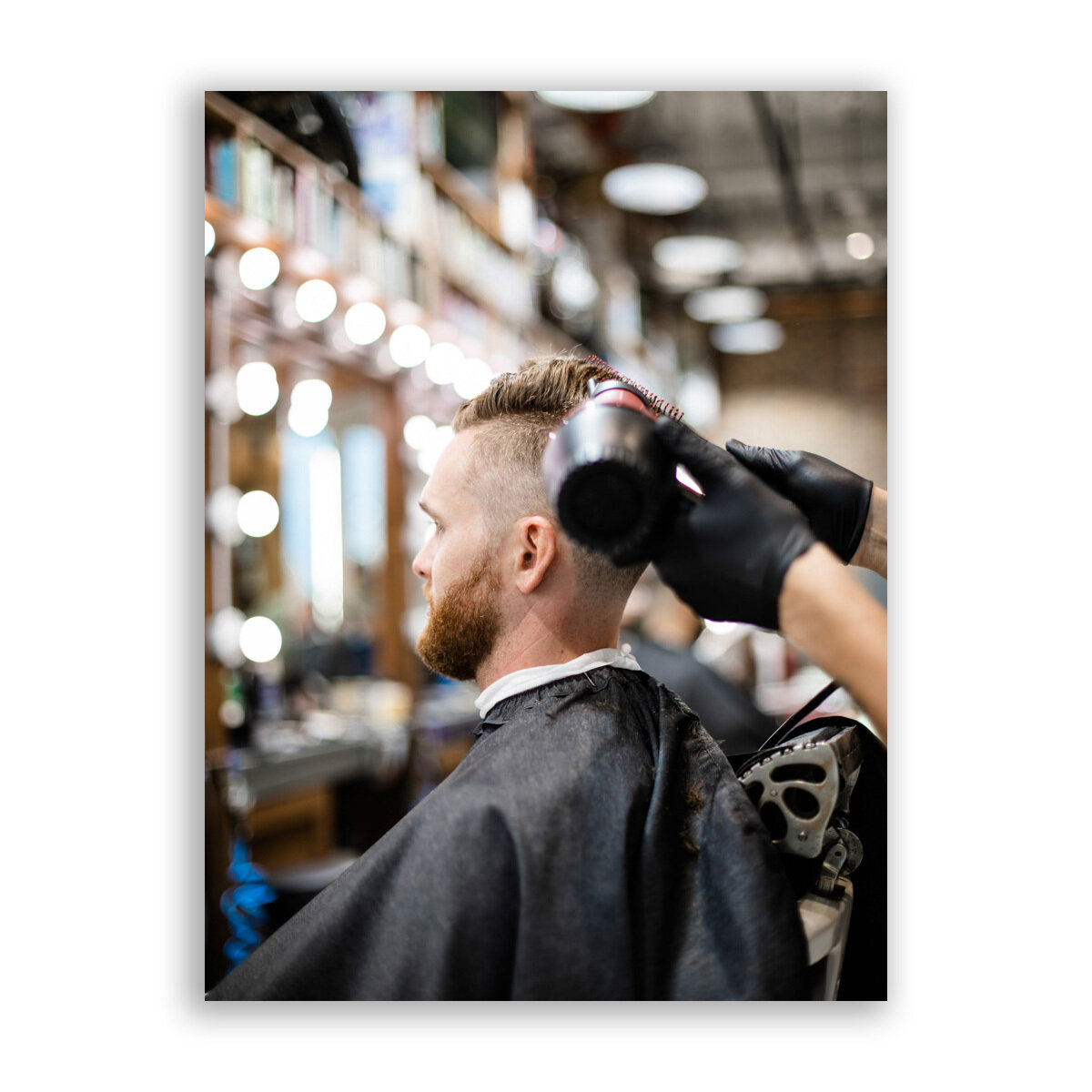 Постер, плакат на бумаге / Для Барбершопа / Размер 30 x 40 см