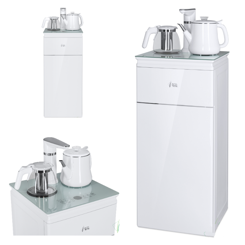 Кулер для воды с чайным столиком Тиабар Ecotronic TB61-LNA white