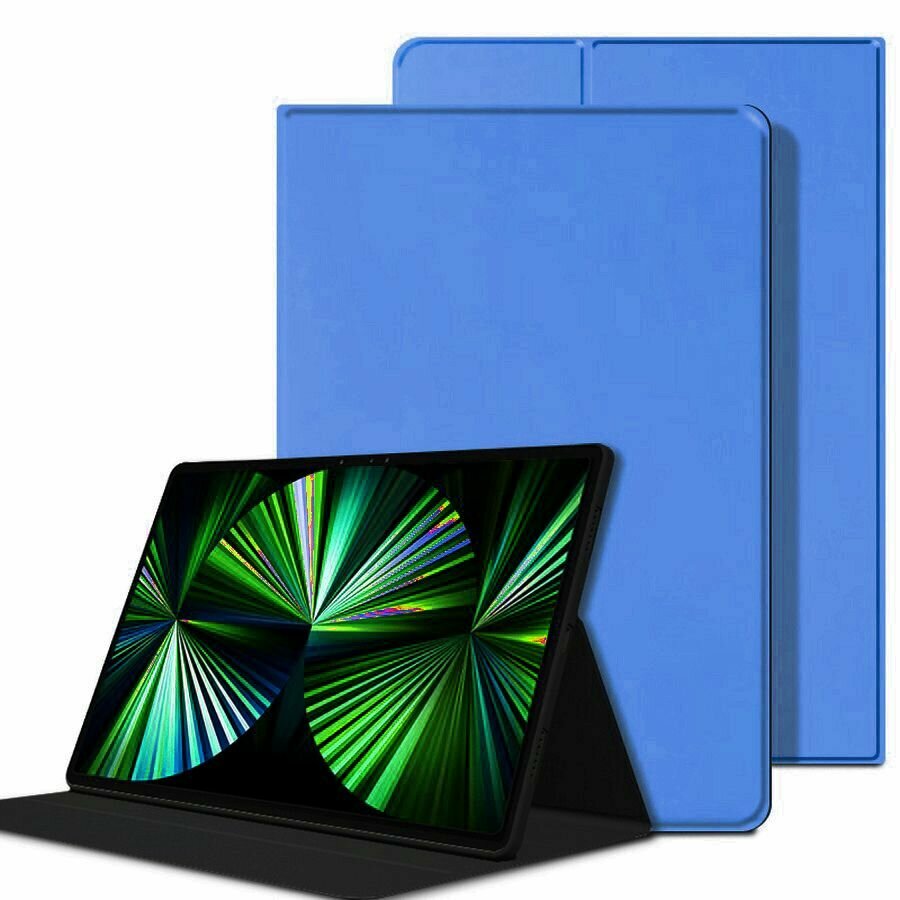Чехол-книга на силиконе для планшета Xiaomi Redmi Pad 10.6 голубой