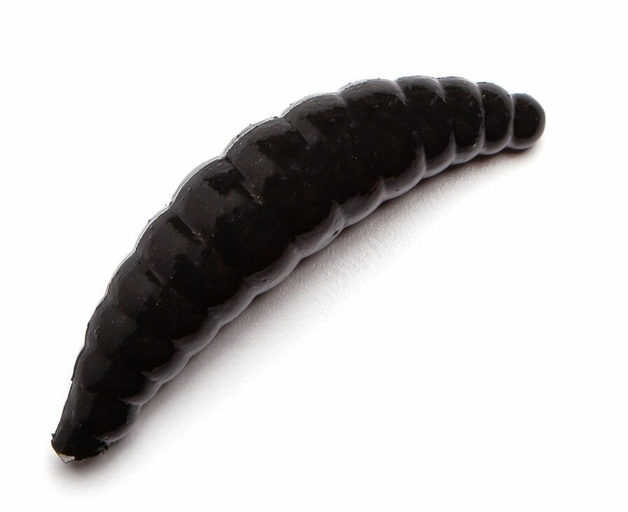Форелевая резина Troutland MAGGOT CLASSIC 39мм Cheese (Сыр) # 701 / Black (8шт)