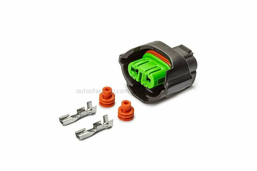 CARGEN AX6712S Разъем 61890935 (2pin) 2 контакта цоколя ламп ПТФ H8, H11, H16 для Toyota, Mazda.