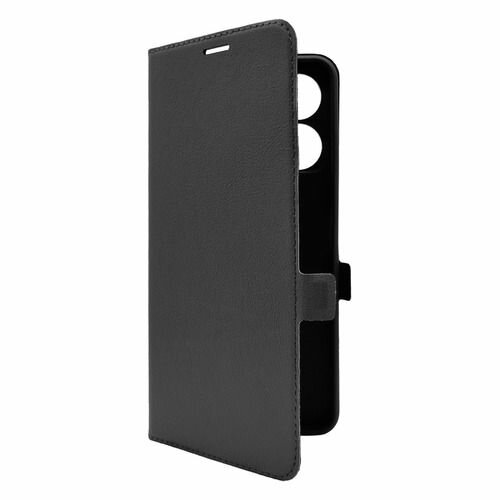 Чехол (флип-кейс) BORASCO для Xiaomi Redmi 13C, черный [72834]