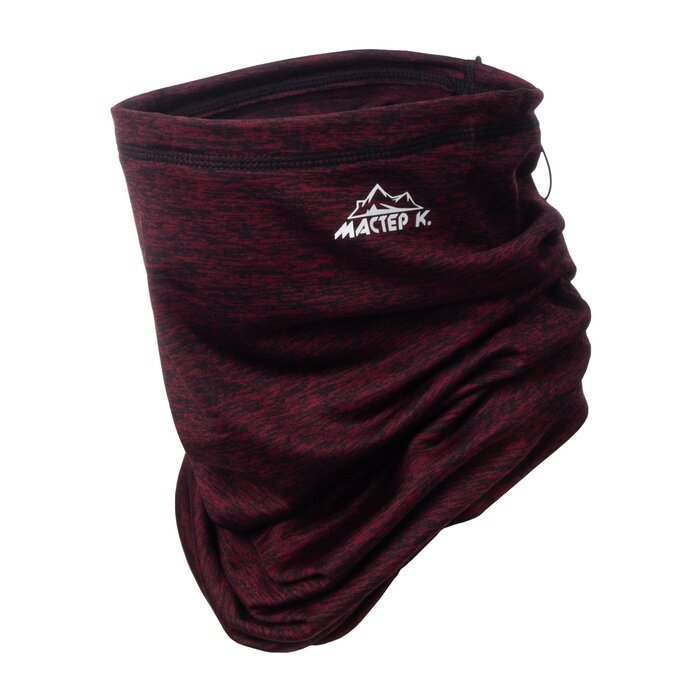 Бафф спортивный "Мастер К" для защиты от ветра и пыли, мужской, красный, 9954099