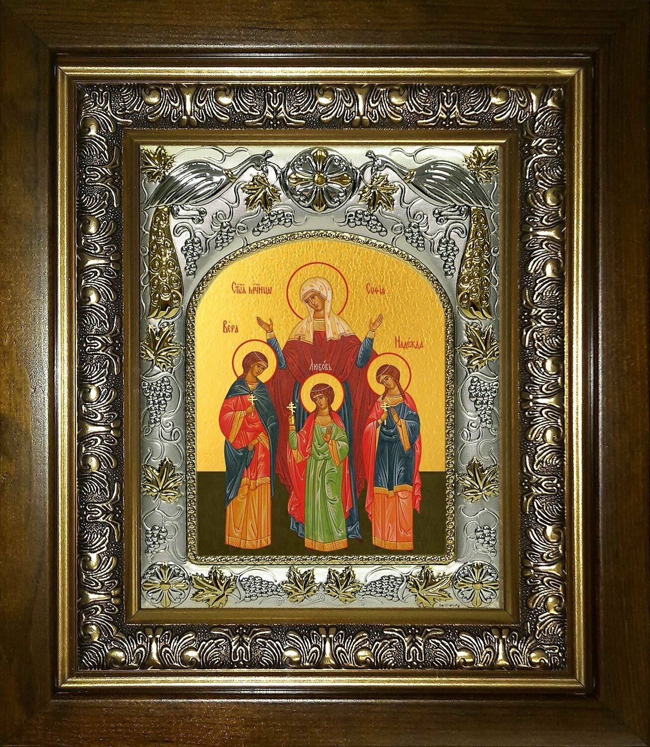 Икона Вера, Надежда, Любовь и их матерь София мученицы