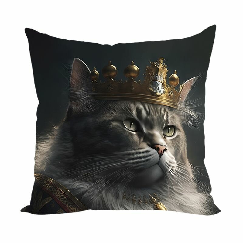 Коты-Короли Альберт 40х40 велюр