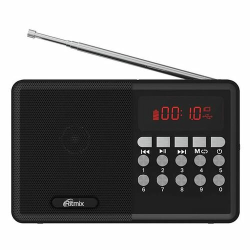 Радиоприемник Ritmix RPR-001, черный