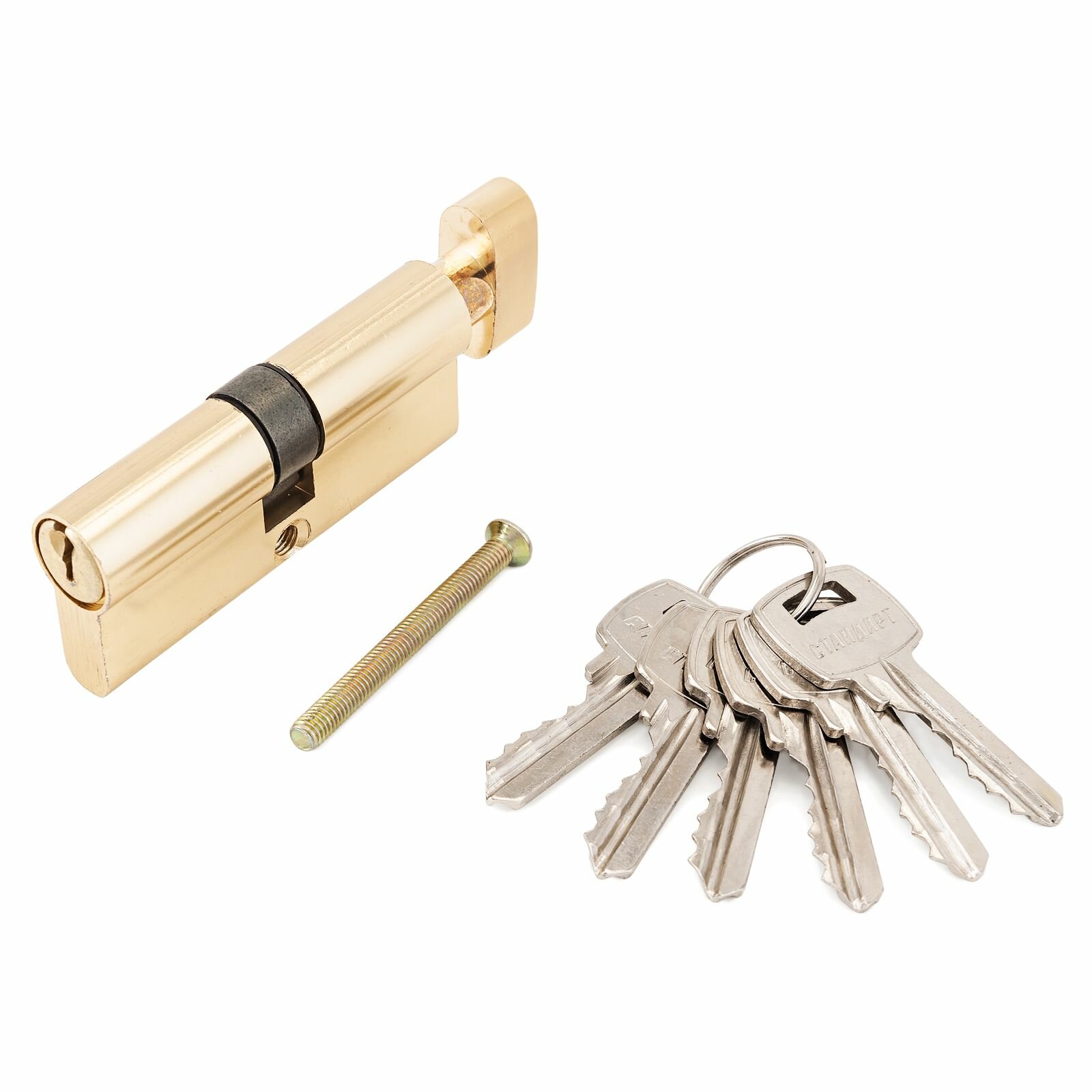 Личинка для замка с уменьшенным диаметром 70 (35х35)мм с вертушкой