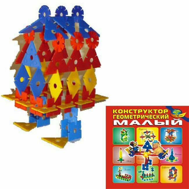 Конструктор геометрический Корвет "Малый", плоский, для взрослых и детей, 3-12 лет