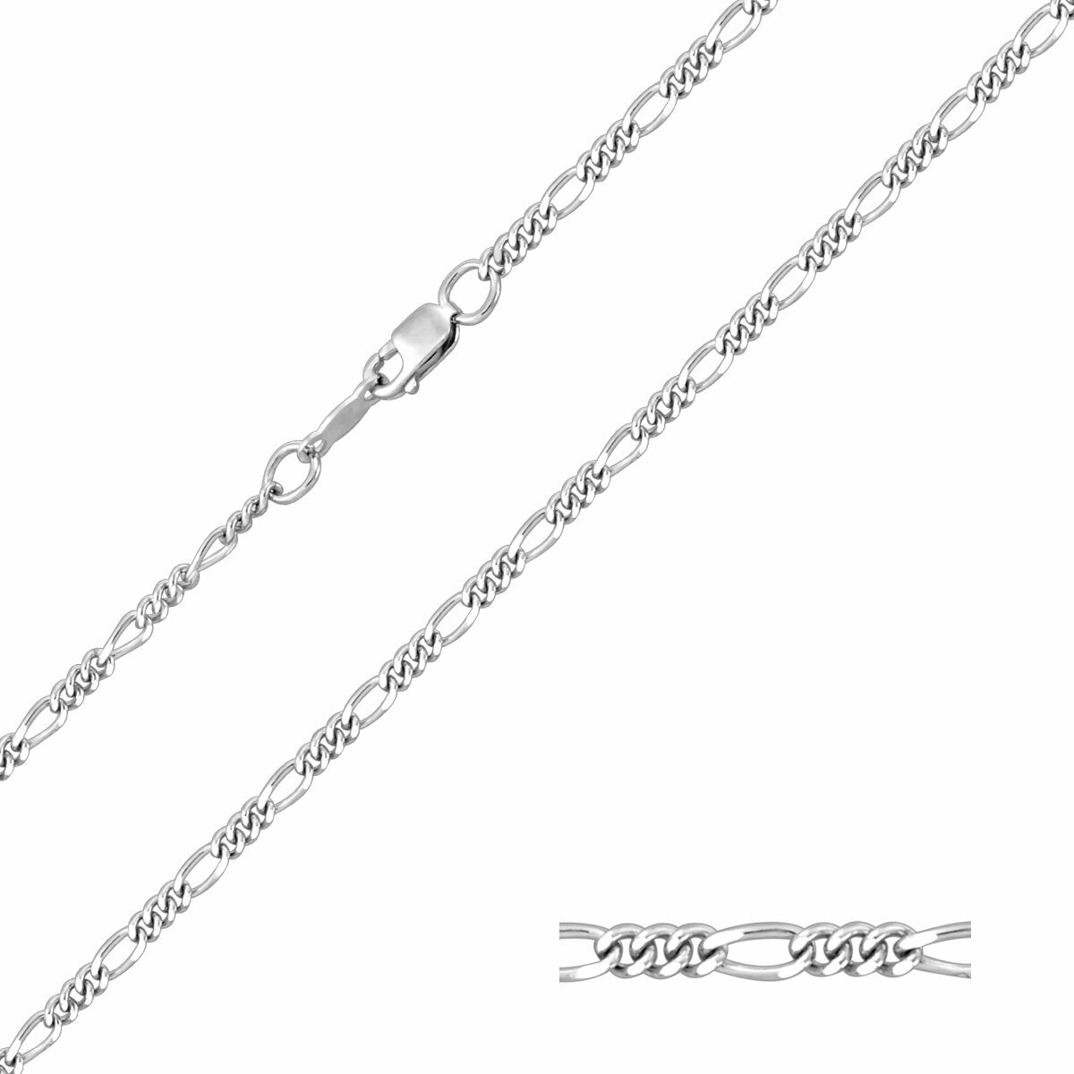 Цепь серебро, 925 проба, родирование