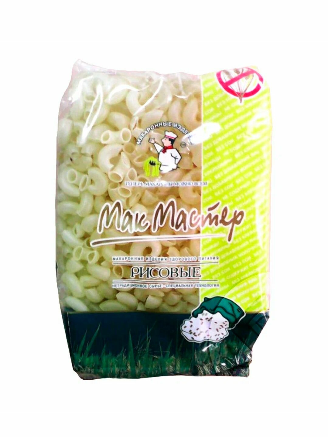 Макаронные изделия "МакМастер","Рисовые", рожок, без глютена, 300 г