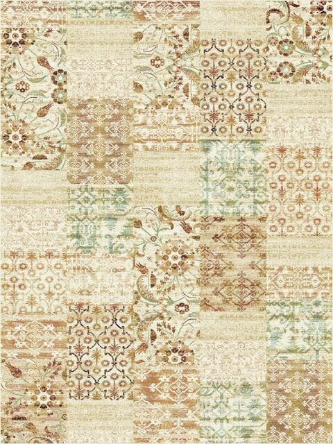 Ковер бельгийский на пол 160х230 см бежевый модерн современный ворс 3 мм 112929 Kover-Russia