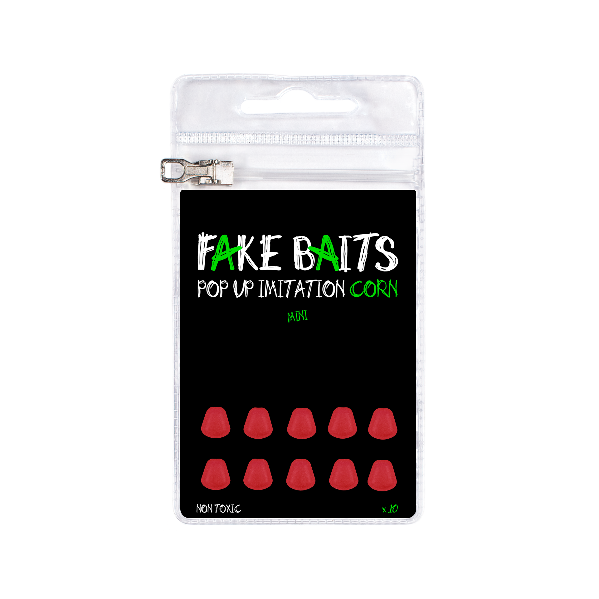 Искусственная кукуруза плавающая Fake Baits Mini красная флюро