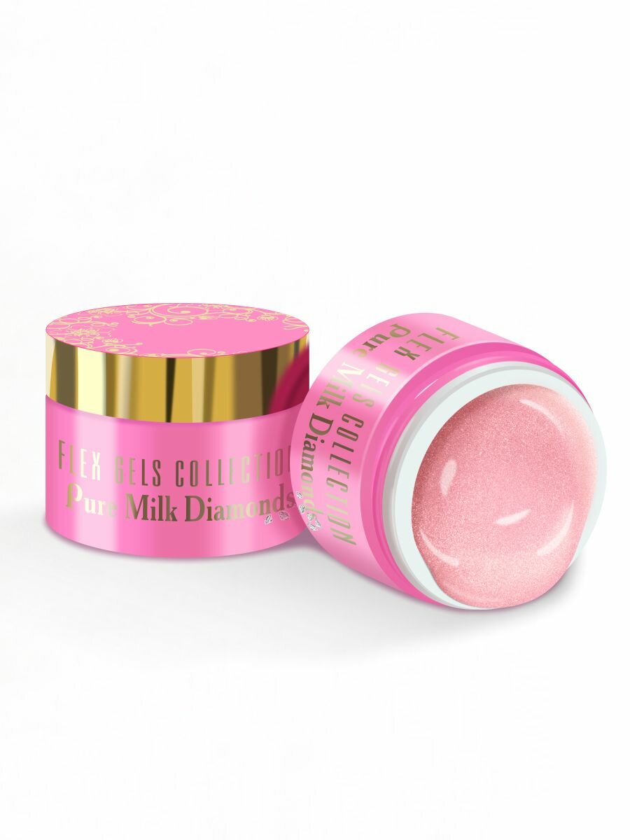Гель для моделирования ногтей Pure Milk Diamonds 15 мл.