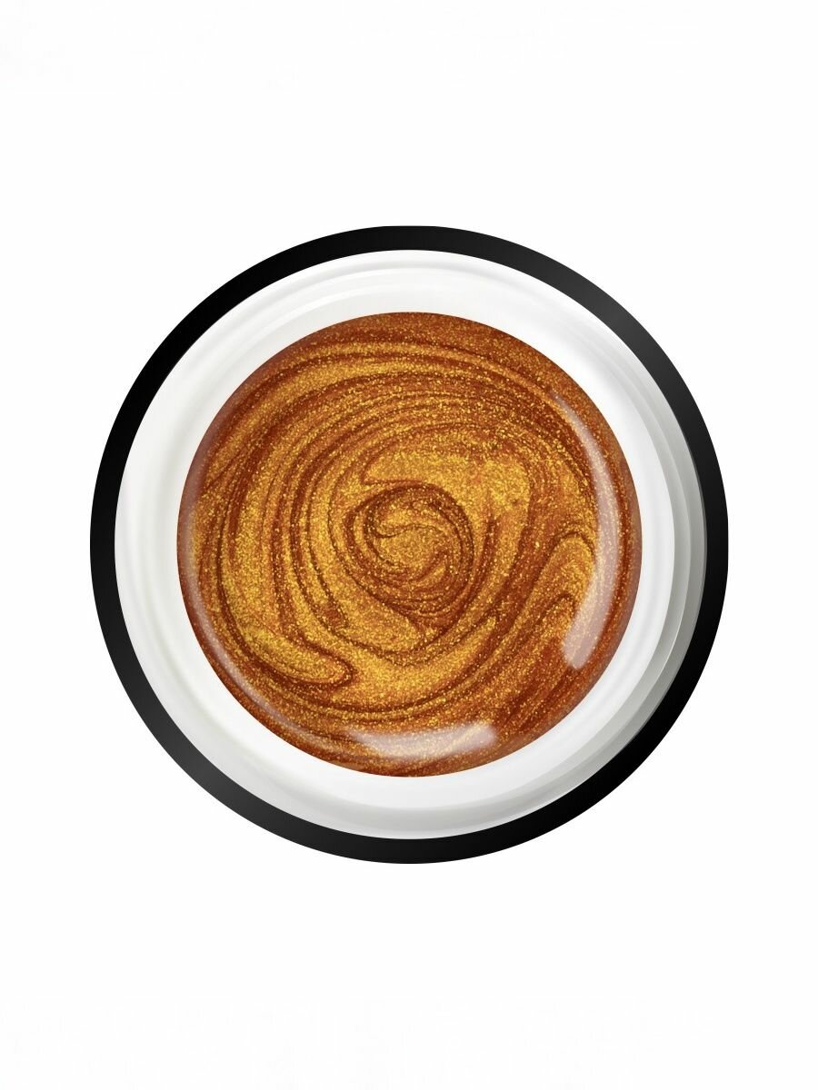 Nail Club Гель-краска с шиммером и с липким слоем GO-76 Sly Fox