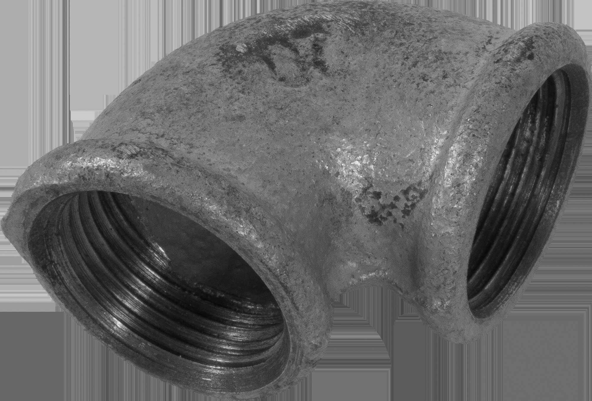 Угол оцинкованный внутренняя резьба 3/4" мм чугун