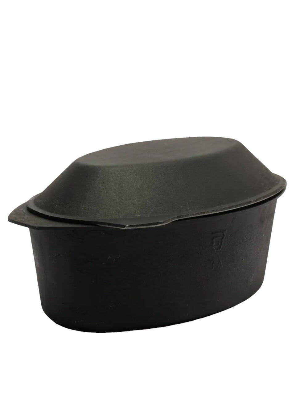 Утятница чугунная 3 литра в комплекте с крышкой, курятница, плов, жаркое, картошка с мясом