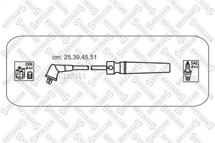 STELLOX 1038570SX к-кт проводов!\ Chevrolet Lacetti 1.4/1.6 (DOHC) 05>