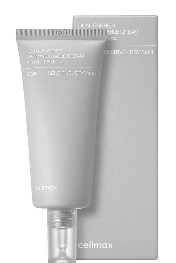 Крем для лица барьерный Celimax Dual Barrier Skin Wearable Cream, с комплексом церамидов, 50 мл
