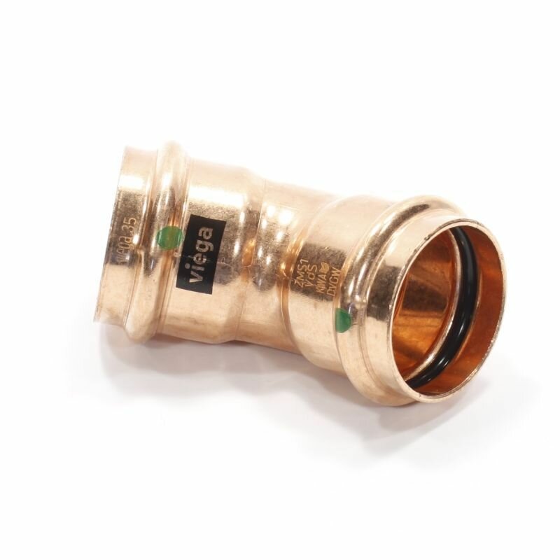 Отвод 45 35-35, Viega Profipress, 2426, пресс-пресс, медь