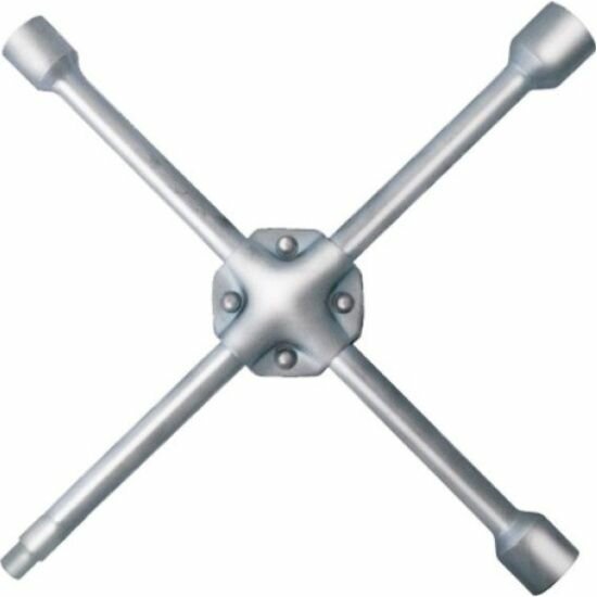 Ключ баллонный крестовой ермак 17-19-21-23 мм, 14", усиленный, сатин, SJ012P