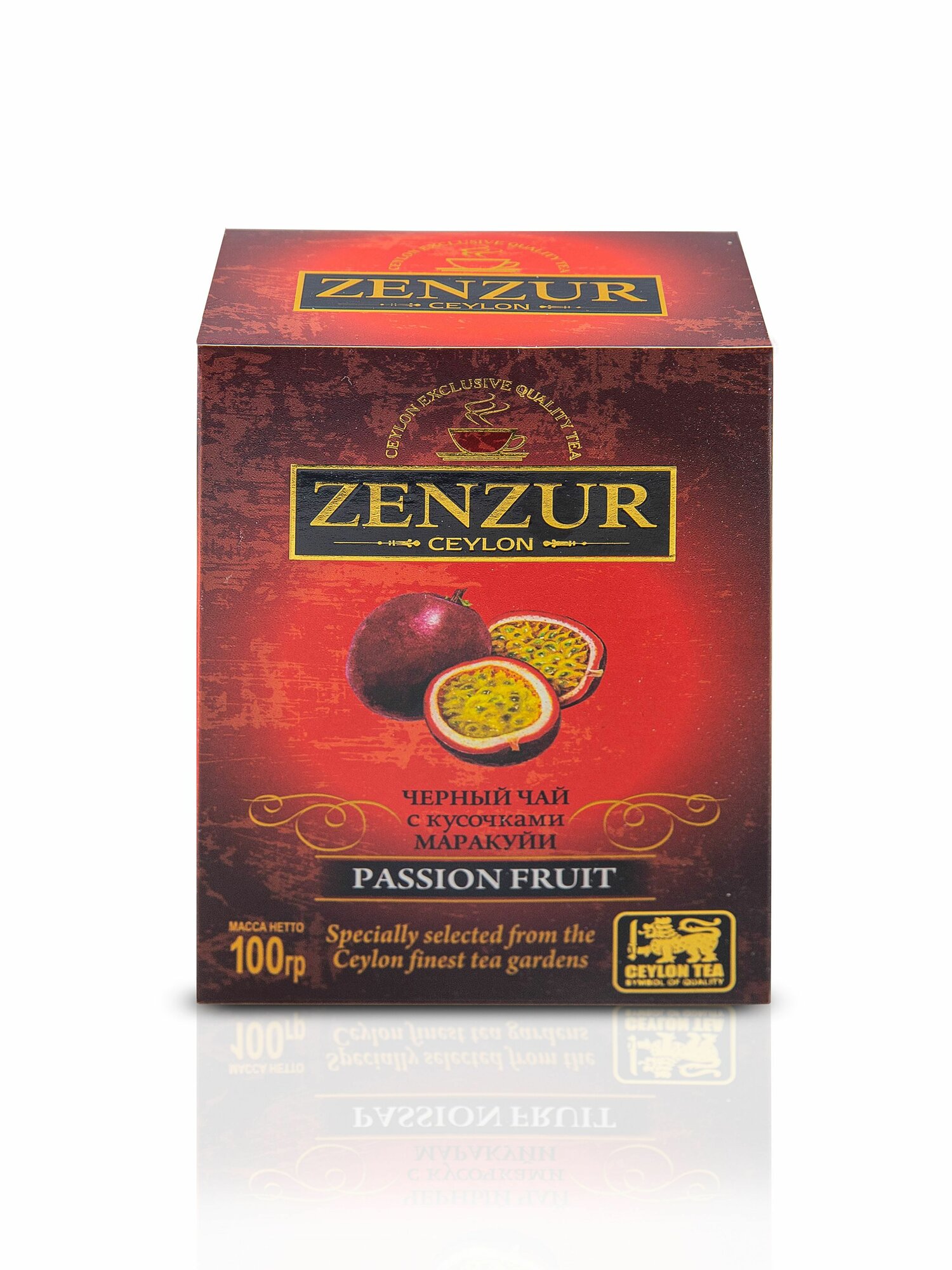 ZENZUR Чёрный чай PASSION FRUIT (Маракуйя) 100 г.