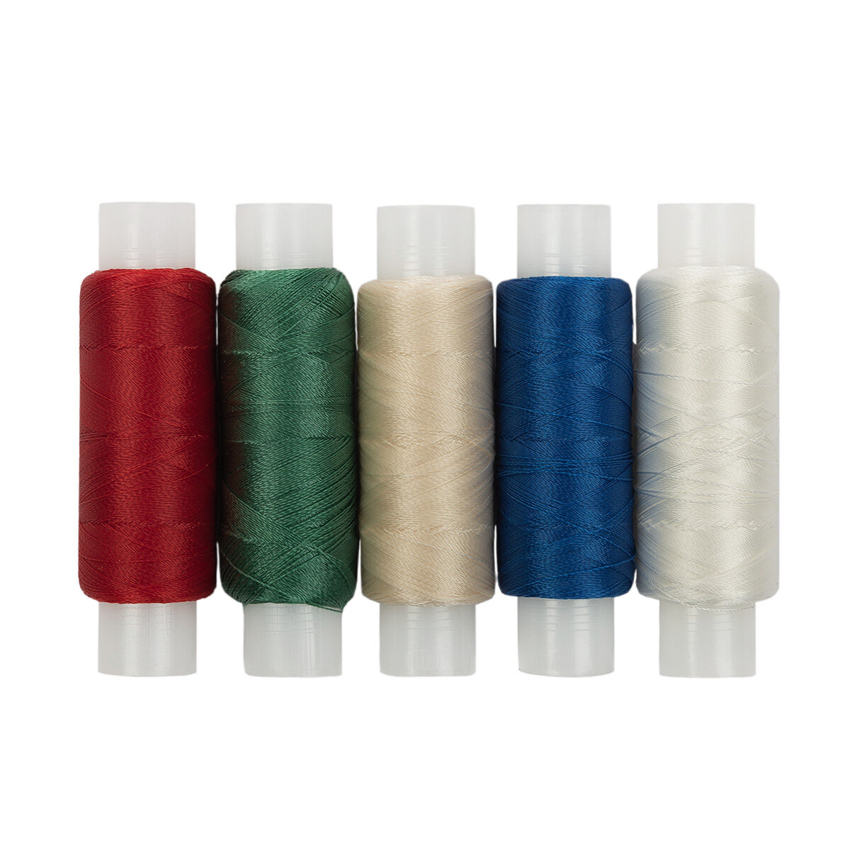 TYTANIUM TNM-XO15 Нитки для бисера 0.1 мм 80% полиамид 20% полиэстер 5 шт 110 м цвет Ассорти №2