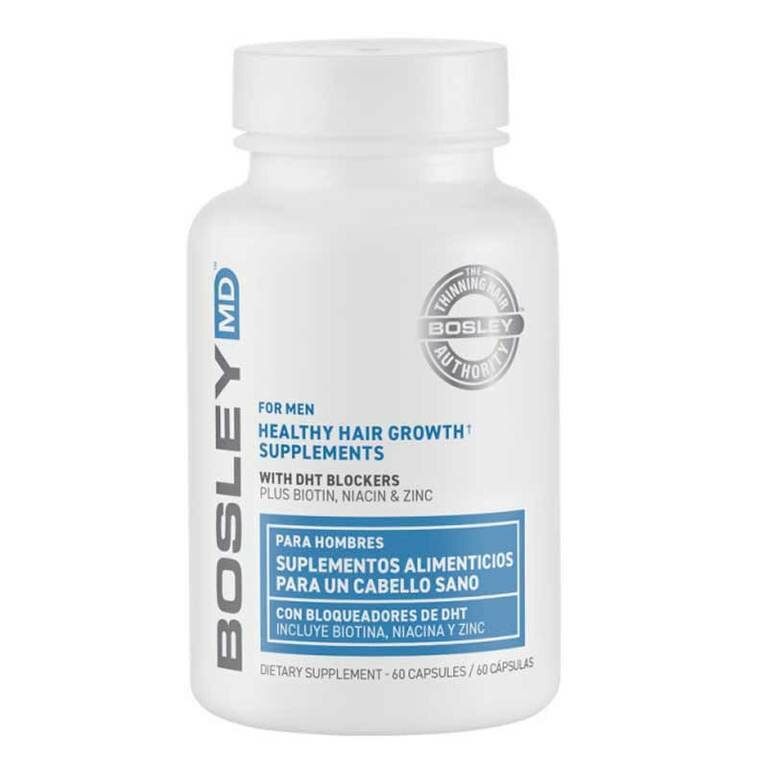 Bosley For Men Healthy Hair Growth Supplements Комплекс витаминно-минеральный для оздоровления и роста волос - для мужчин 60 капсул