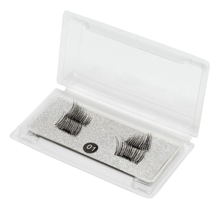 Магнитные накладные ресницы Nail Art на одном магните 01