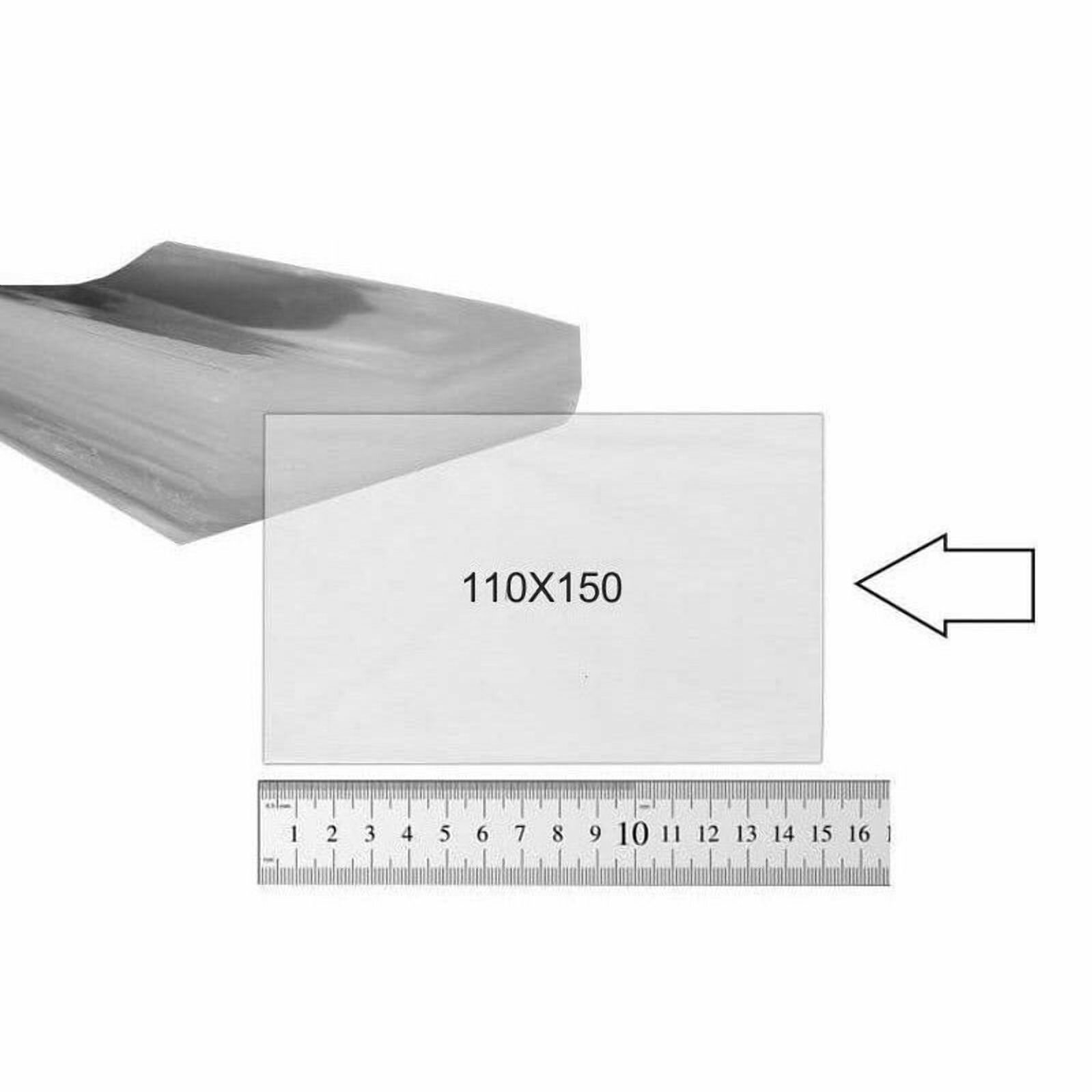 Файл пластиковый протектор 150х110мм, в упаковке 50шт. Сомс