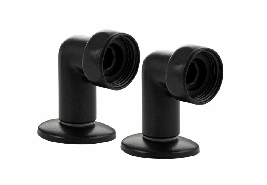 Американка санакс 137ч черная угловая к полотенцесушителю 1х1/2 г/ш