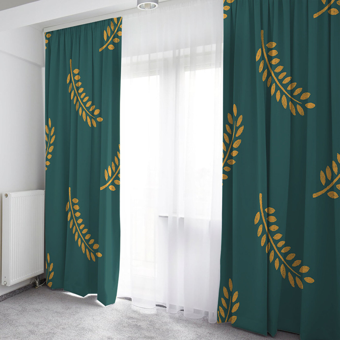 Шторы (фотошторы) из габардина, 290х230 см, Good Room