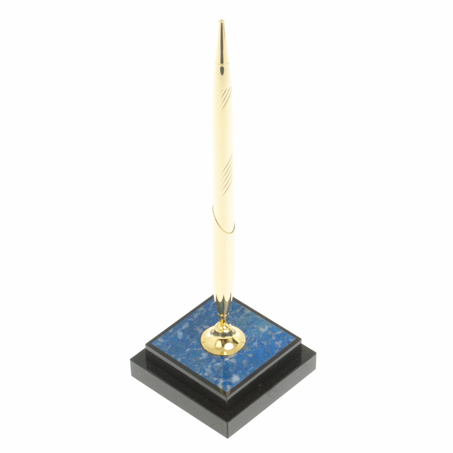 Подставка под ручку из иркутского лазурита 6,5х6,5х21,5 см 127545