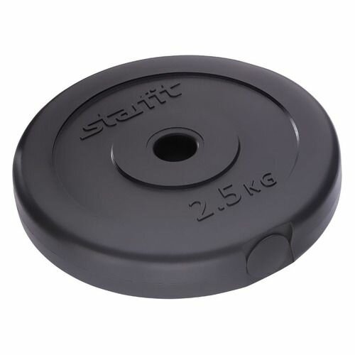 Диск Starfit BB-203 для штанги пласт. 2.5кг черный (УТ-00007181)
