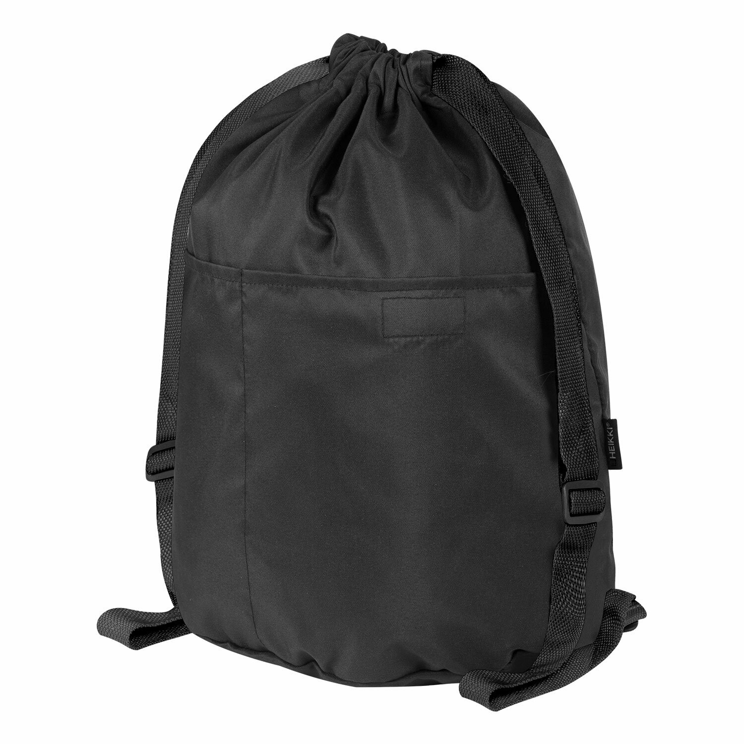 Heikki Рюкзак спортивный мешок Pack, 2 отделения, увеличенный объем, 40х35 см, черный, 272419